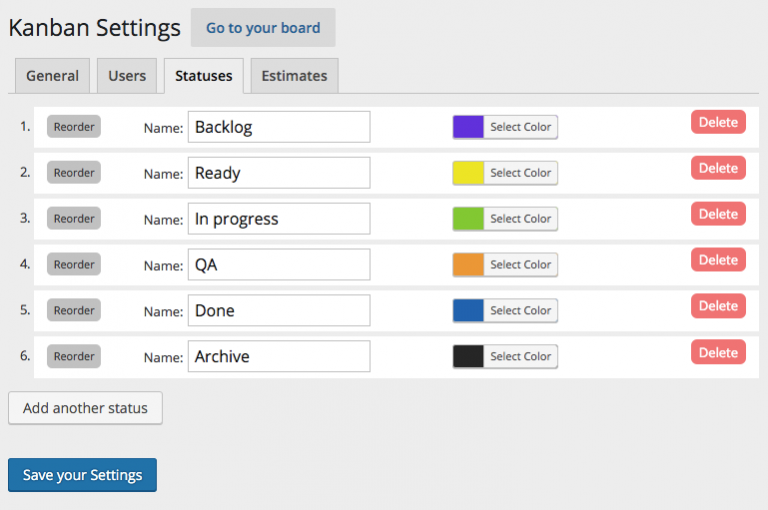 Statuses Settings (also known as columns or swim lanes) – Kanban for ... Statuses Settings (also known as columns or swim lanes) – Kanban for ...